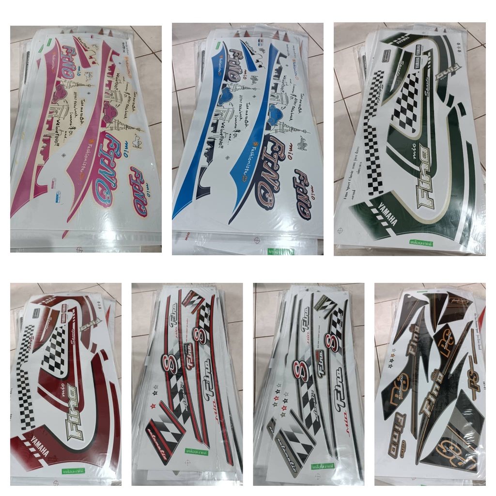 fino original thai decals ( not ph or indo made ) THAILAND GAWA ...