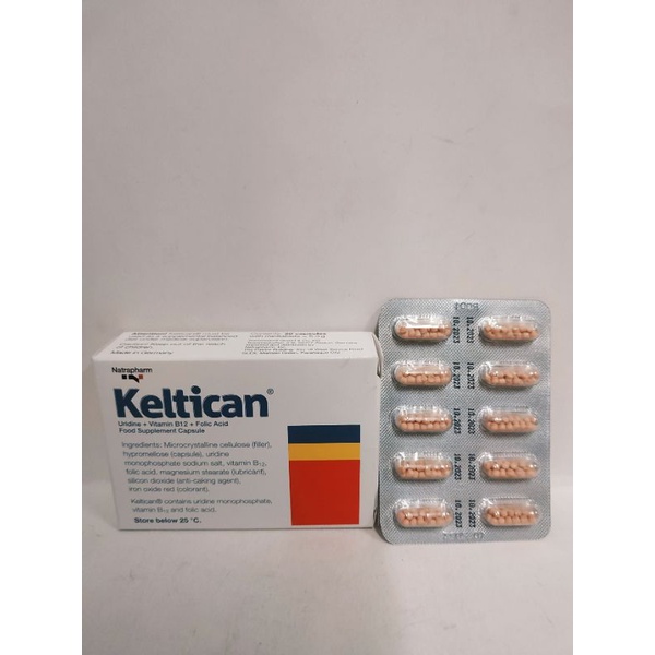 KELTICAN Uridine + Vitamin B12 + Folic Acid Capsule | Shopee Philippines