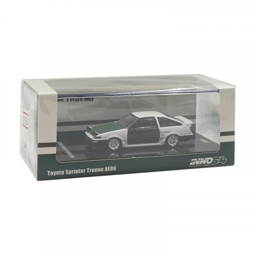 INNO64 Inno Model 1/64 TOYOTA SPRINTER TRUENO AE86 DRIFT KING CAR WITH CARBON DOORS KEIICHI ...