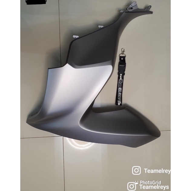 STOCK FRONTSIDE COVER FOR PCX 150 (SILVER) | Shopee Philippines