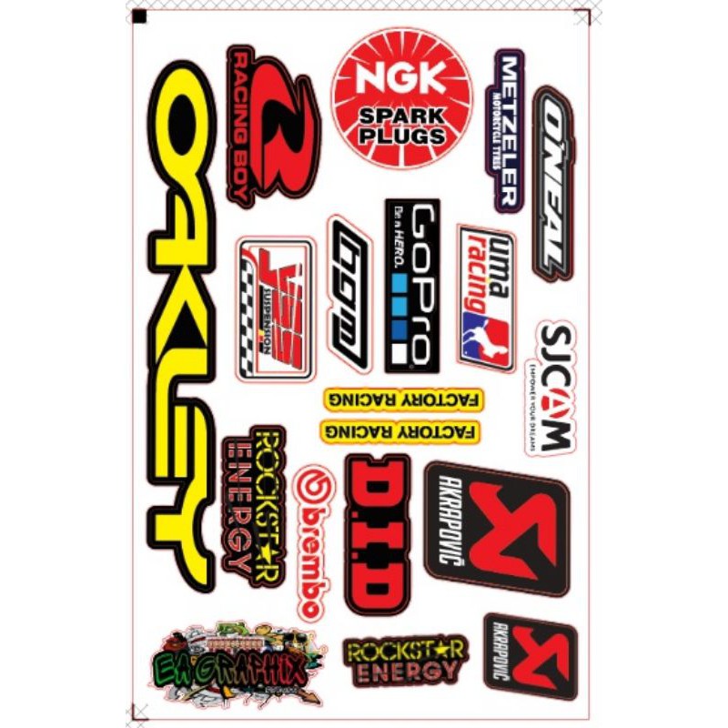 Top Box Givi Box Decals Sticker Set Motorcycle Decals Sticker Motor ...