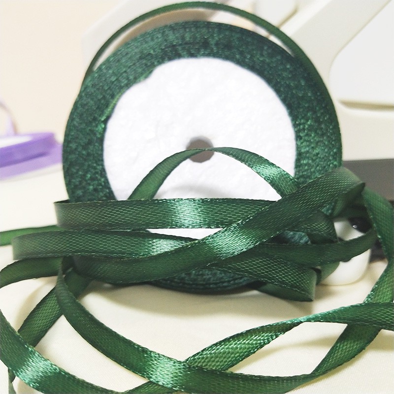 25 yards / roll army green ribbon gift decoration wedding layout ...