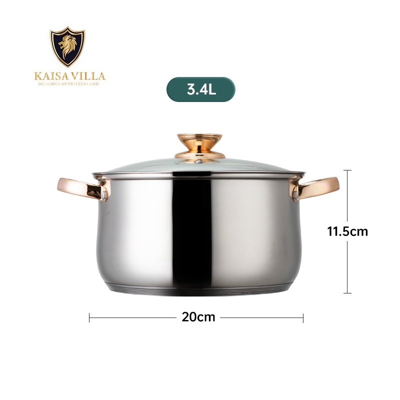 Kaisa Villa kitchenwares kaserola casserole set kitchenware stainless ...