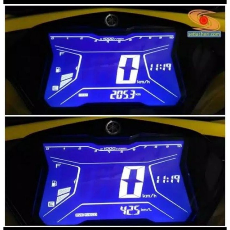 Sunburn lcd speedometer Aerox/Polarisizer lcd speedometer Aerox And ...