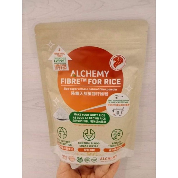 700g Alchemy Fibre For Rice Control Blood Sugar Levels, High Fibre and ...