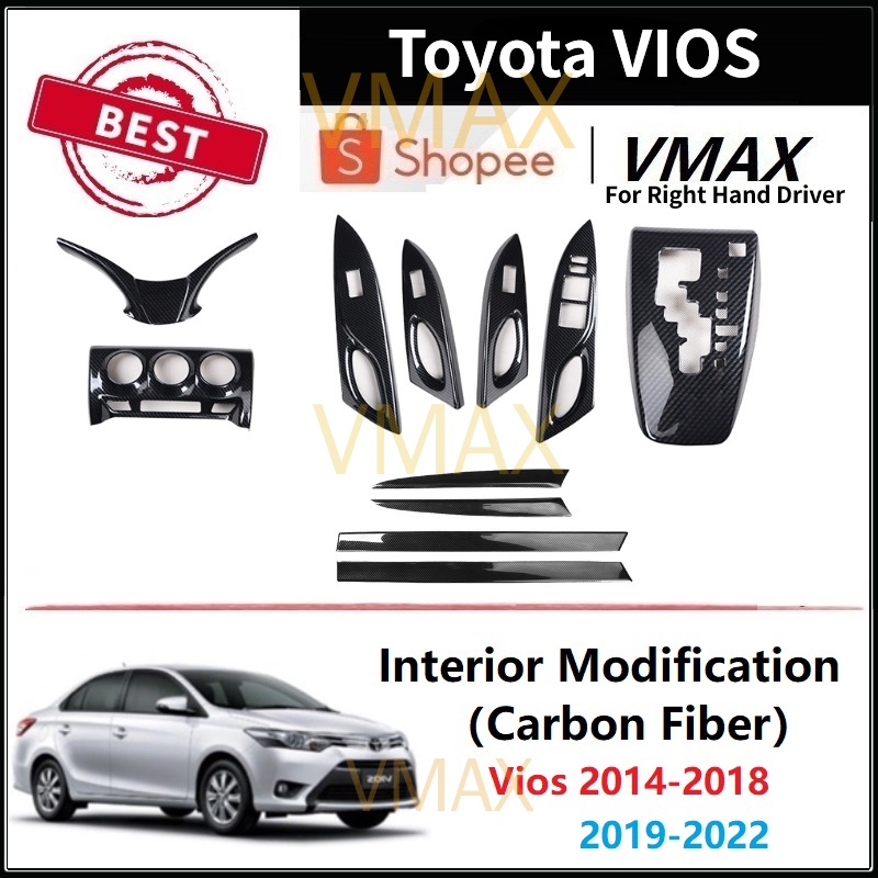 For Toyota Vios 2014-2022 interior modification For For Toyota Vios ...