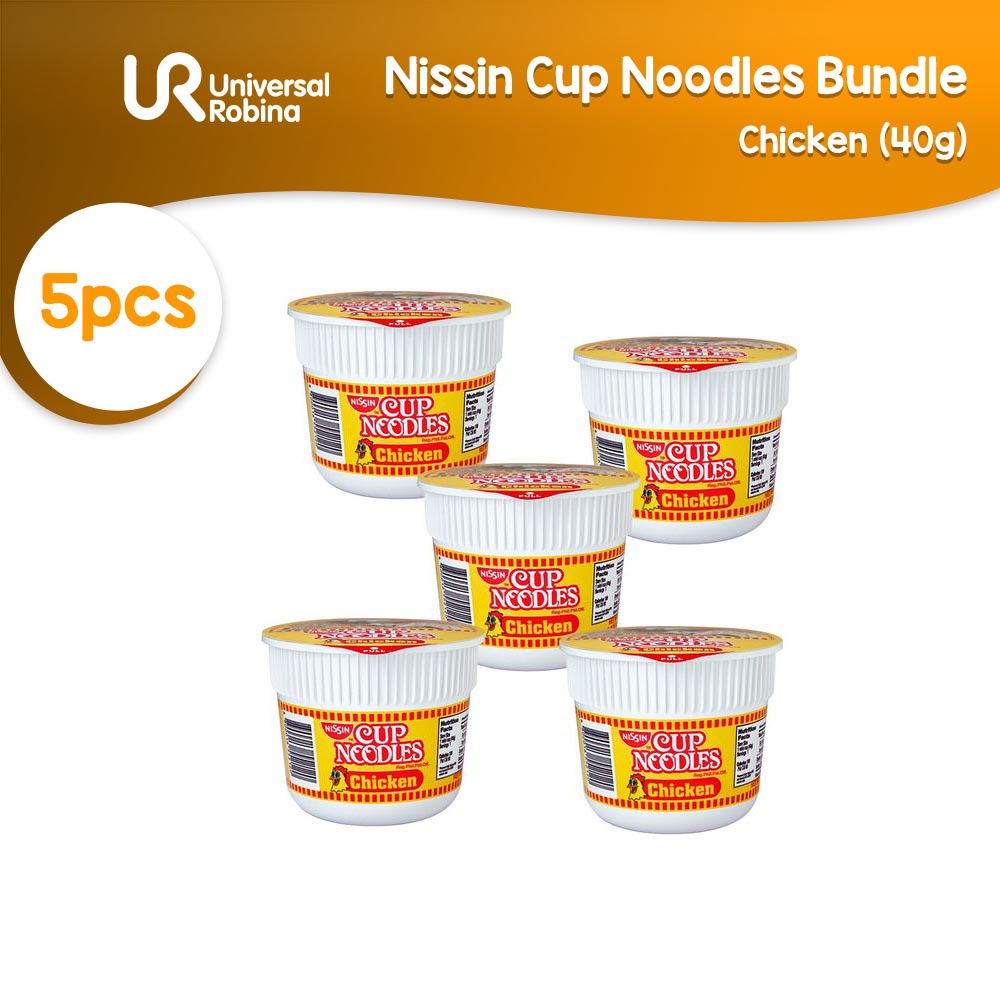 Nissin Cup Noodles Mini Chicken (40G) - 5 Packs | Shopee Philippines