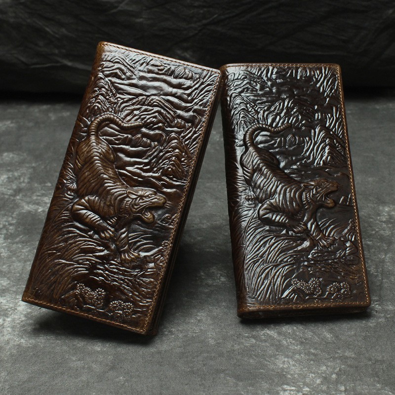 Royal Bagger Retro Genuine Leather Long Wallet For Men Fashion hand ...