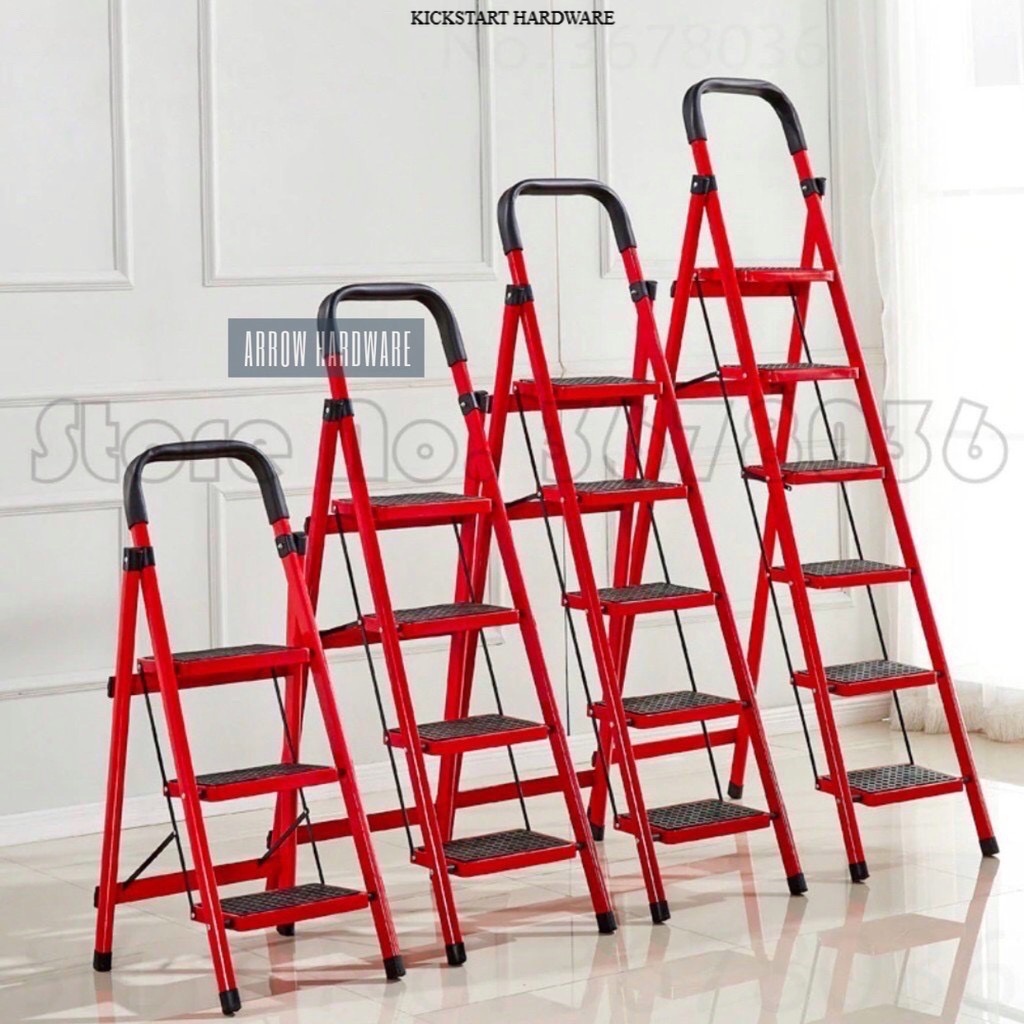 Household Aluminum Folding Step Ladder | Shopee Philippines