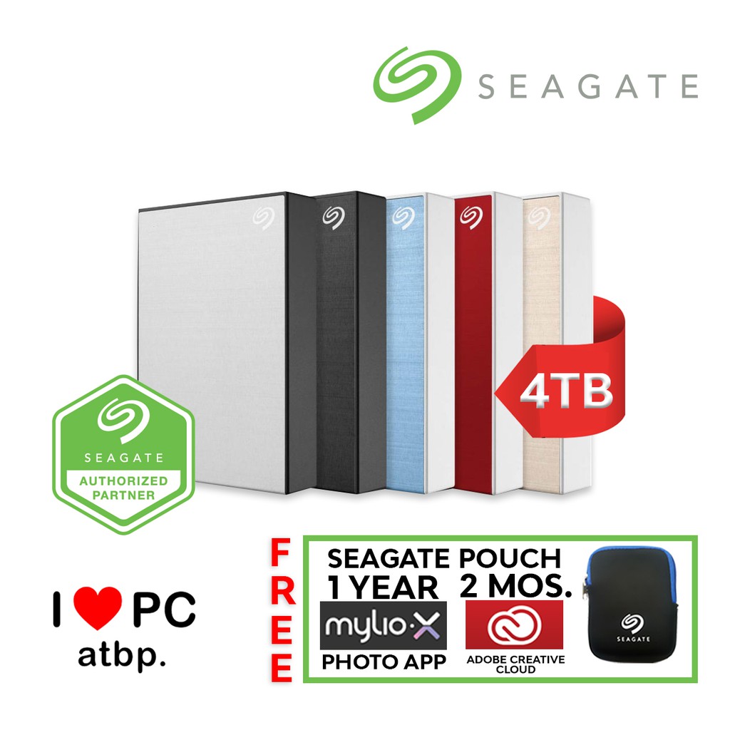 Seagate 4TB One Touch / Backup Plus 4TB NEW Portable External Hard ...