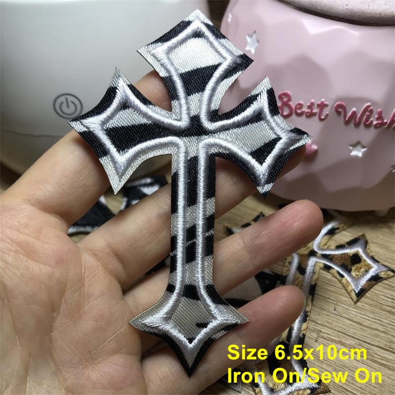 Camouflage Gold Multicolor Colors All Cross Embroidery Cloth Stickers ...