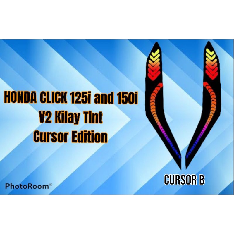 Honda Click 125i and 150i v2,v3 and v4 Cursor Edition Kilay Tint ...