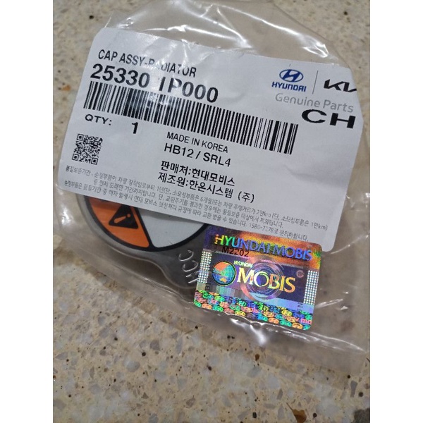 [Hcc 1.1]Genuine Radiator Cap for Hyundai Eon/Getz/Picanto/Accent/i10 ...