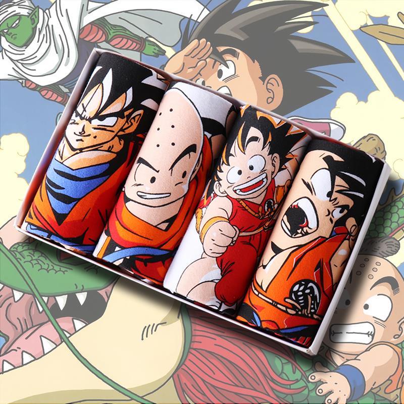 Men's underwear boxers cartoon anime dragon ball One Piece Doraemon ...