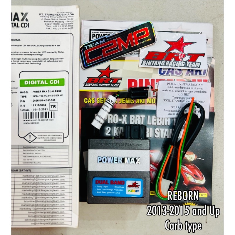 BRT Racing CDI Dual Band R150 Raider 150 Oldbreed, Newbreed and Reborn ...