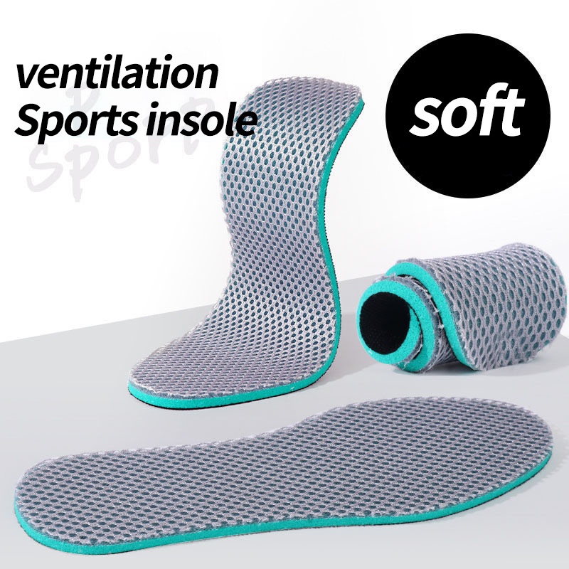 A Pair of Comfortable Thickened Shock absorbing Insole shoe pads for ...