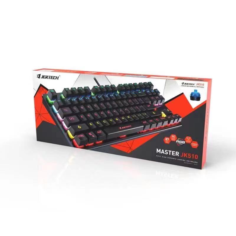 AG Electronic JERTECH JK510 87-key backlit mechanical keyboard ...