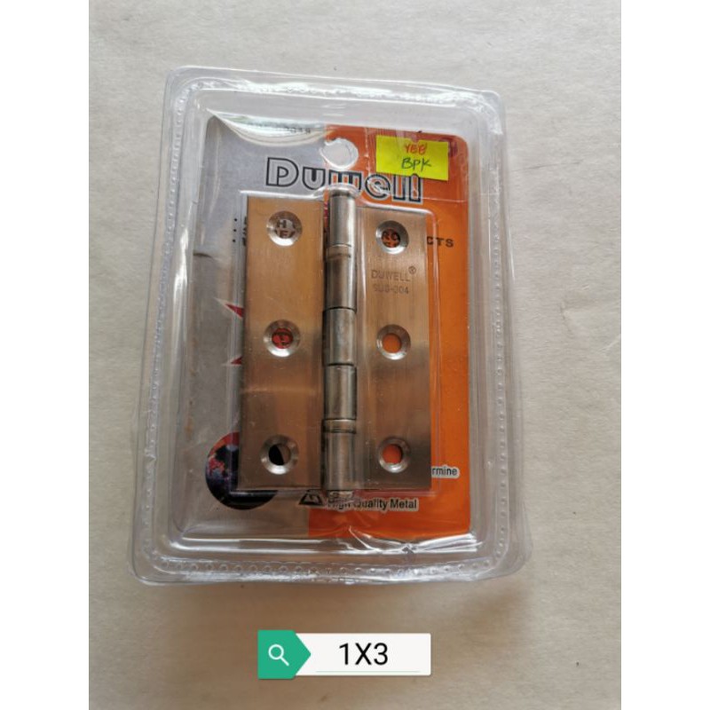 Duwell Stainless Steel Hinges 1X3 / 1X2 / 1X2.5 Small Hinges Cabinet ...