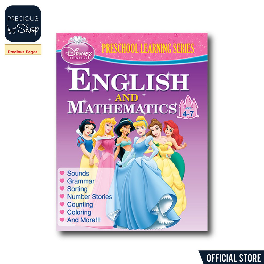 Disney Princess Preschool Learning Series: English And Mathematics ...