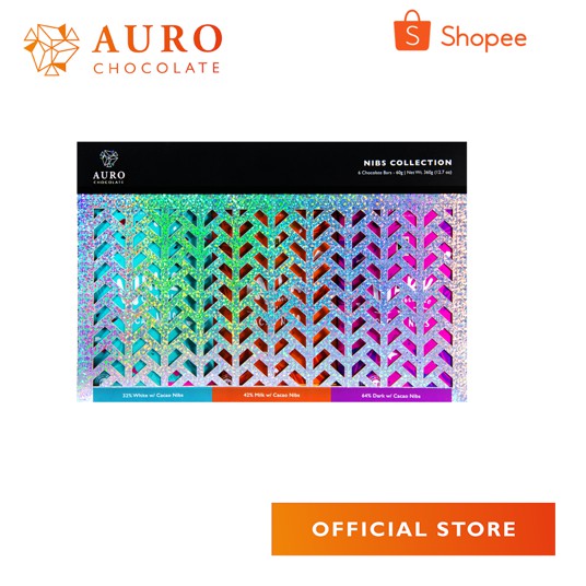 Auro Chocolate Nibs Collection Gift Set 180g | Shopee Philippines