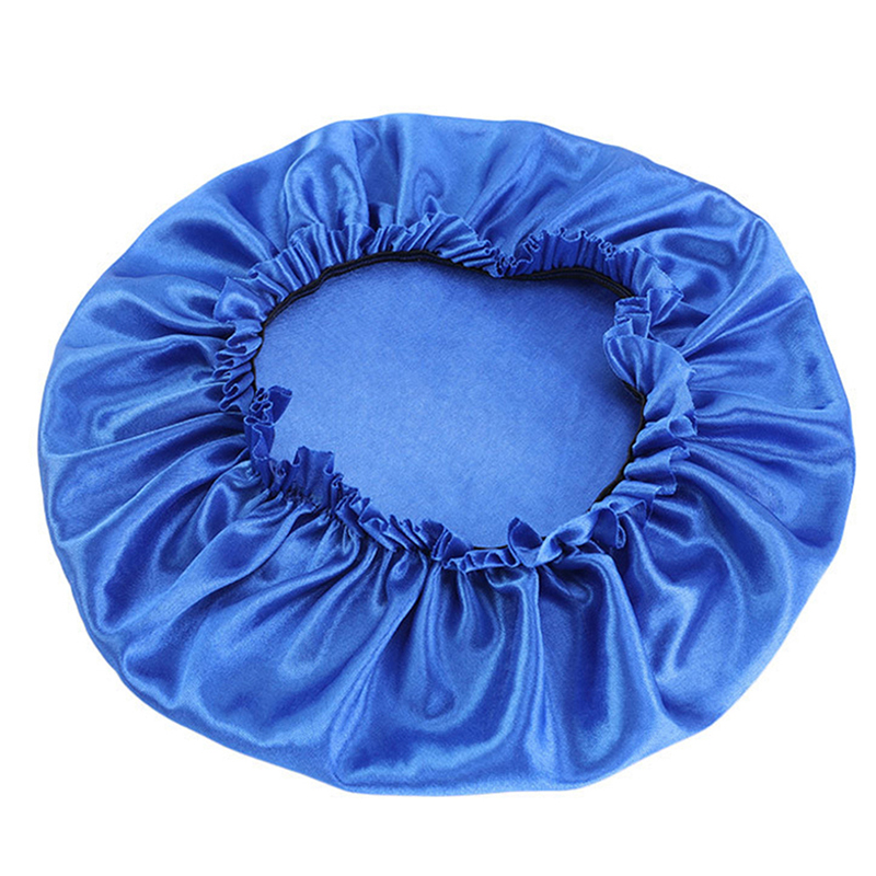FCPH Satin Solid Sleeping Hat Bonnet Night Sleep Cap Hair Care Bonnet ...
