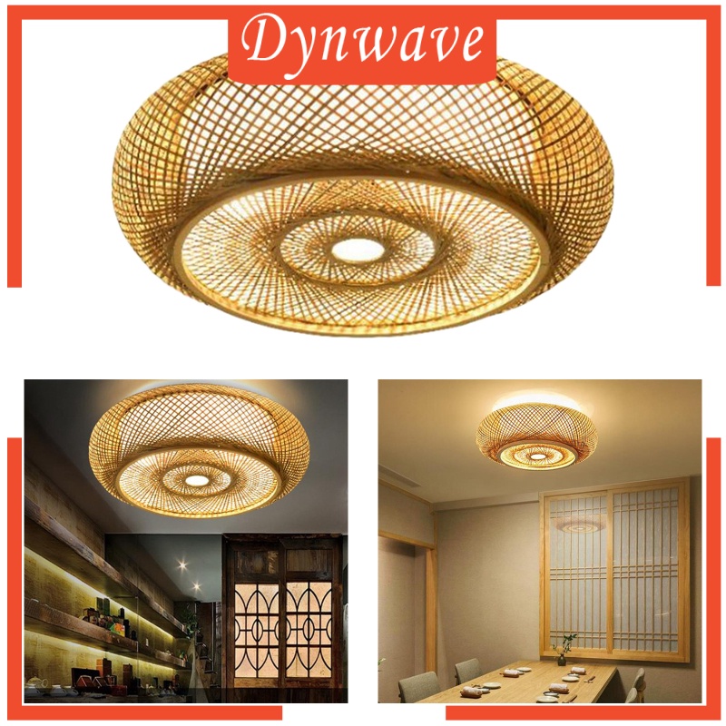 [DYNWAVE]Bamboo Rattan Tea Room Ceiling Light Lamp Chandelier Lampshade | Shopee Philippines