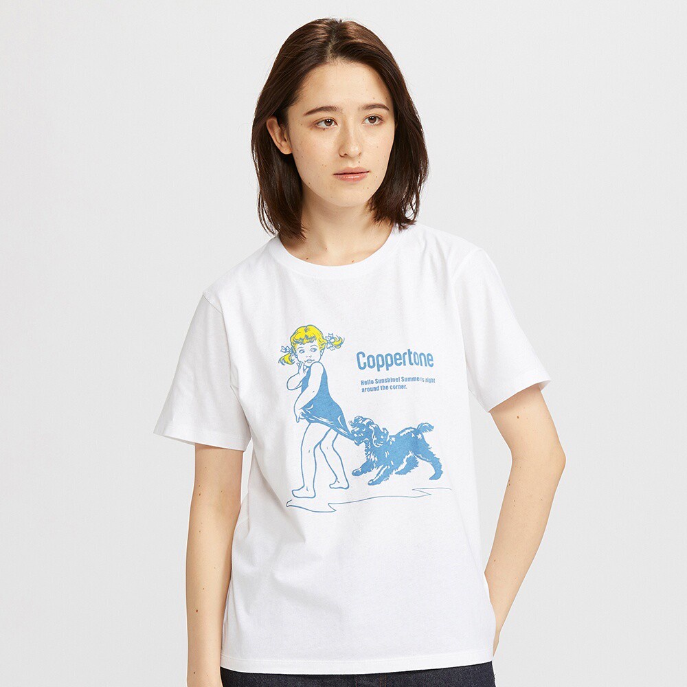 Women's Wear (UT) Brands Handbag Printed T-shirt (Short Sleeve) UNIQLO ...