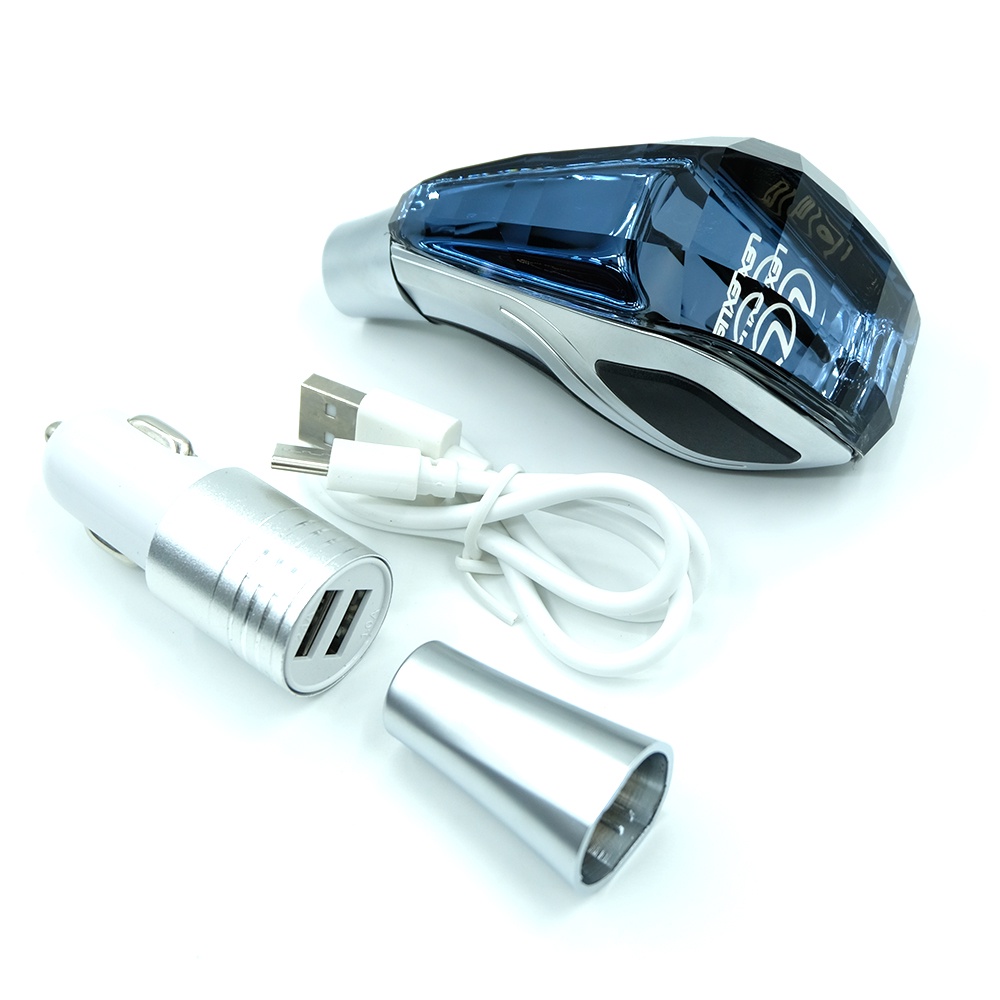 Touch Activated LED Illuminated Gear Shift Knob Universal Crystal Shift ...