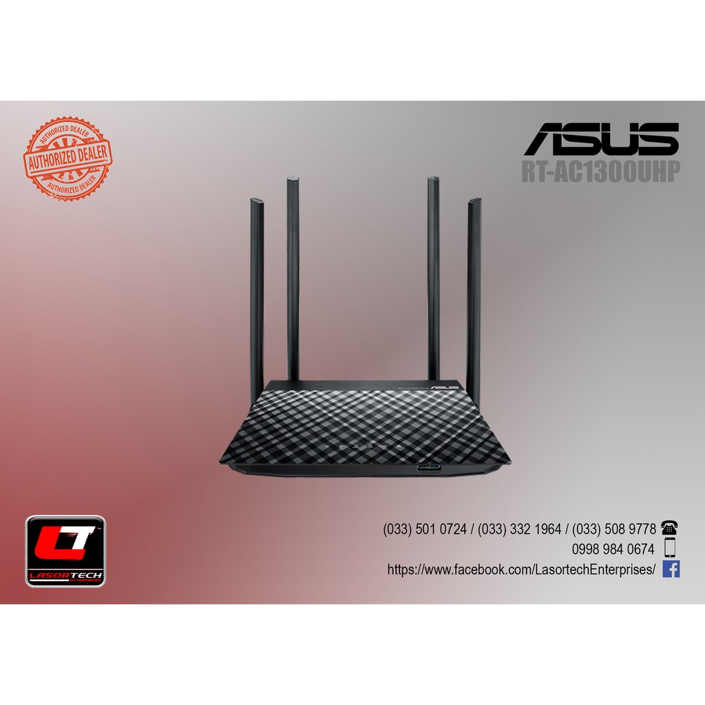 ASUS AC1300 | RT-AC1300UHP | Dual Band Wireless Gigabit Router | Shopee ...