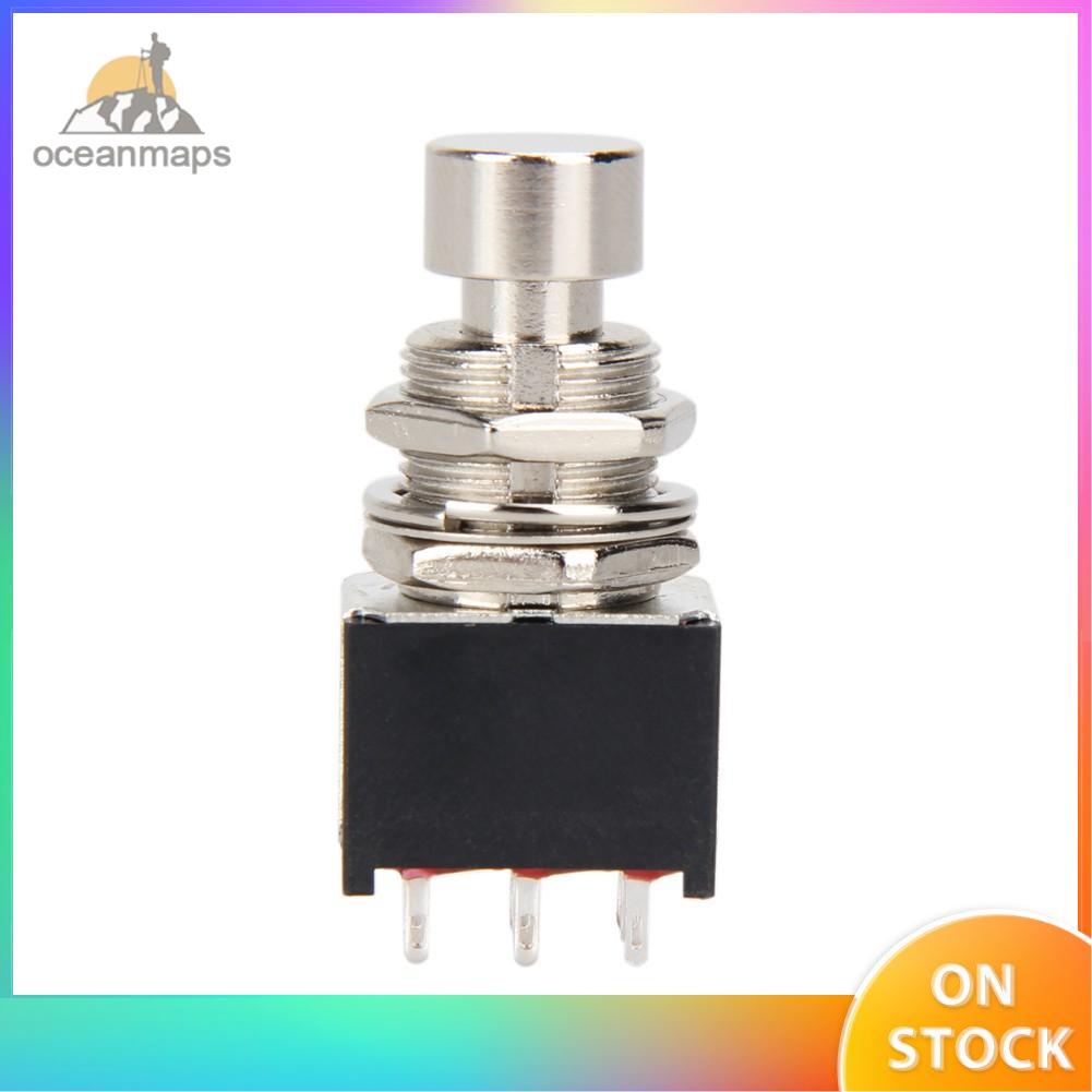 [OCE] 3PDT 9pin Push Button Foot Switch FR DIY Guitar Effect Pedal ...