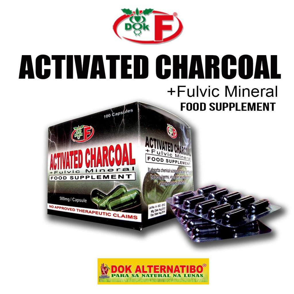Dok F Activated Charcoal with Fulvic Minerals (ANTI CONSTIPATION ...