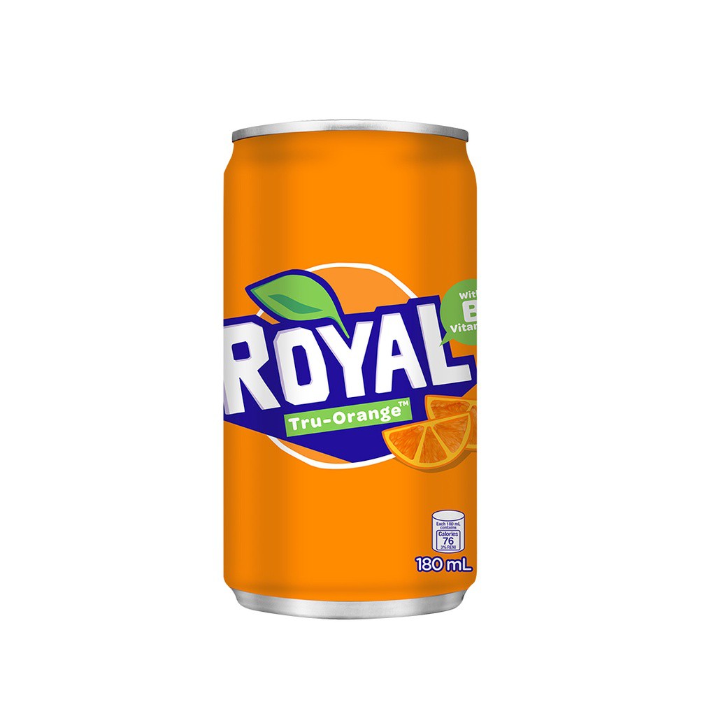 Royal Tru Orange Mini Can 180ML | Shopee Philippines