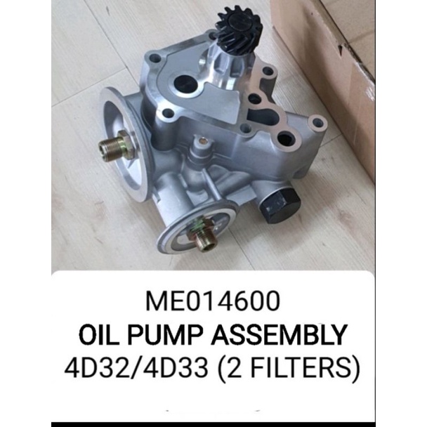 Oil Pump Assy Mits 4D32/4D33 (2 Filters) | Shopee Philippines