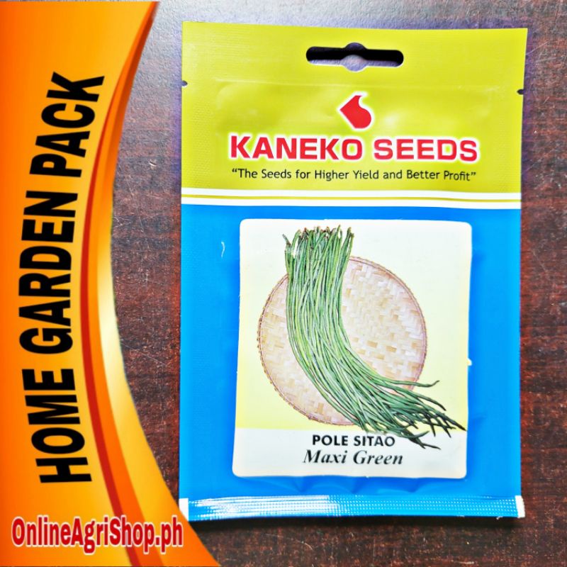 MAXI GREEN POLE SITAO SEEDS STRINGBEAN SEEDS (APPROX 58 SEEDS) KANEKO ...