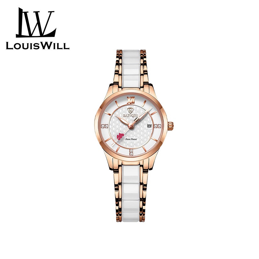 LouisWill Ladies Fashion Watch Retro Quartz Watch 30M Waterproof Watch ...