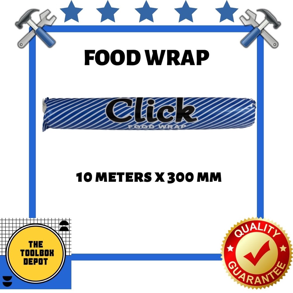 Food Wrap 10m x 300mm Click Brand (mini roll) | Shopee Philippines