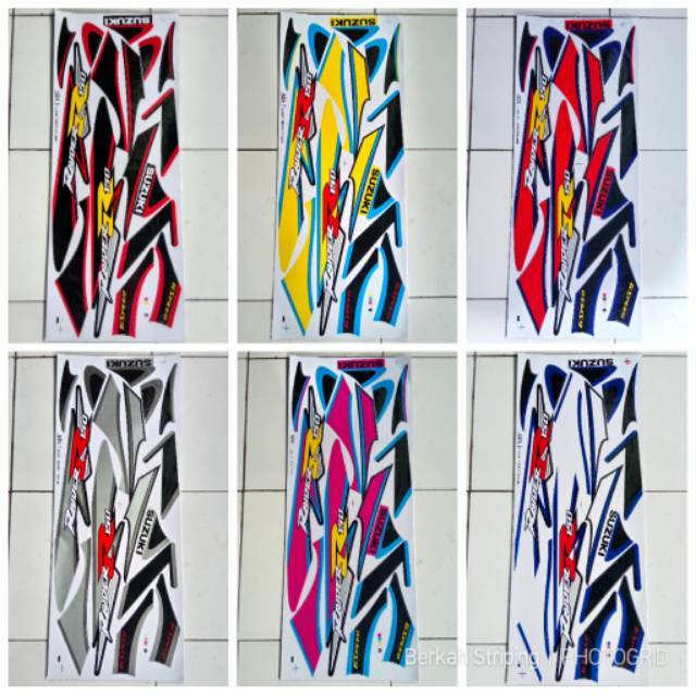 Striping Sticker Variations Thailand Motorcycle Suzuki Satria F 150 Old ...
