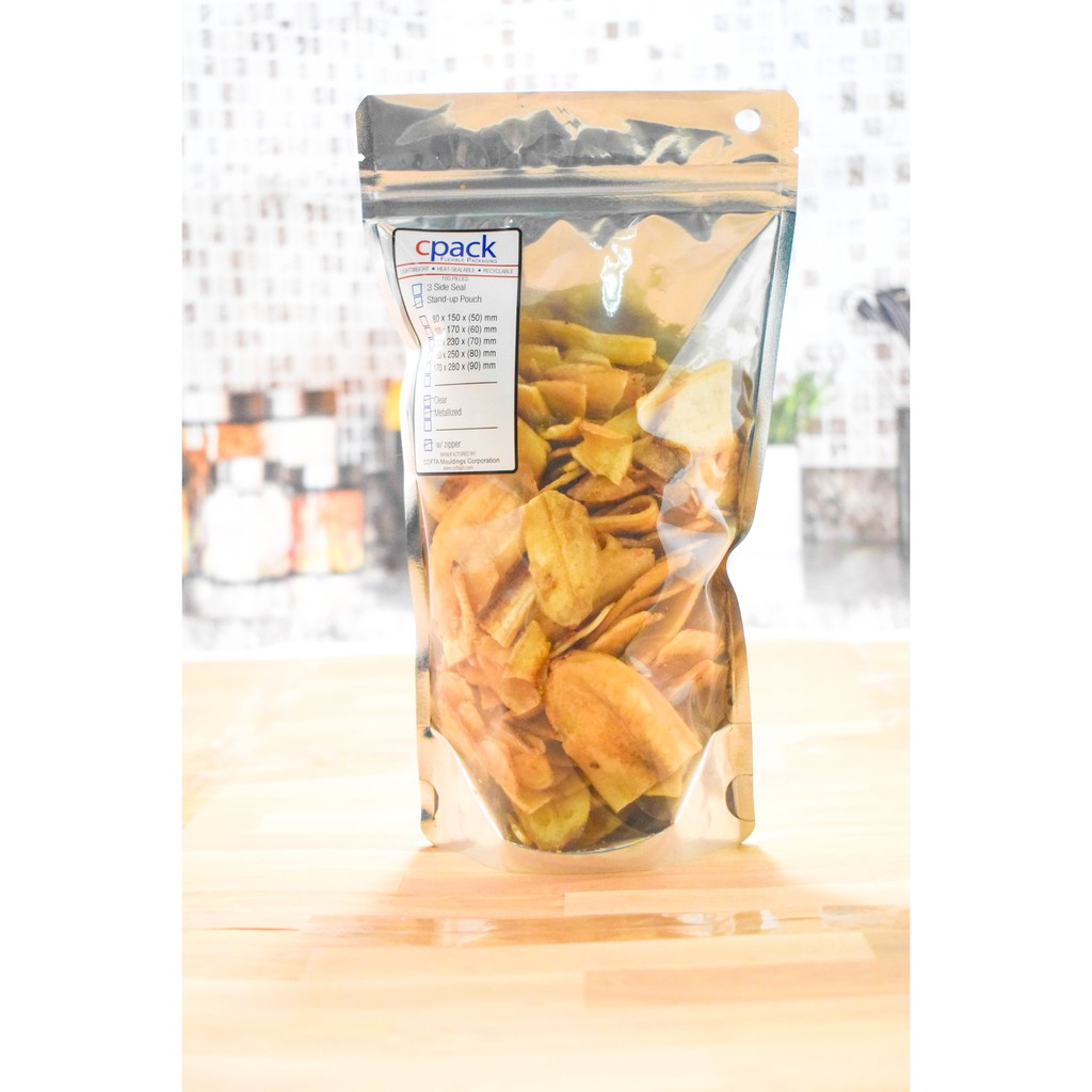 [Low Price] 100 Pcs Cpack Half Clear Half Silver/Metallic Stand Up ...