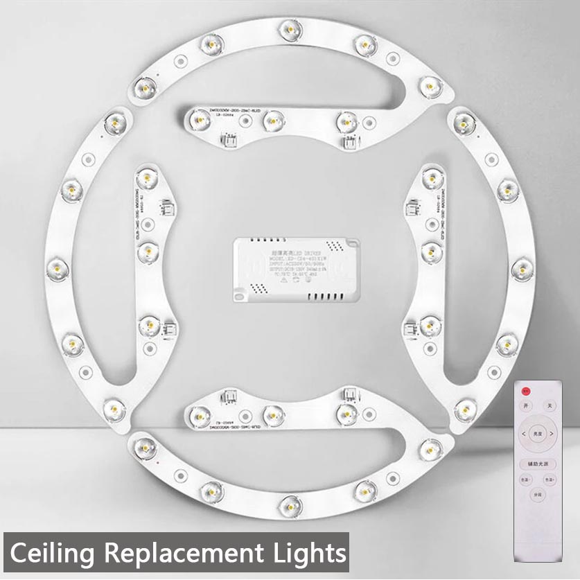 LED Circular Lamp Board Ring Panel Circle Light Replace Halogen U ...