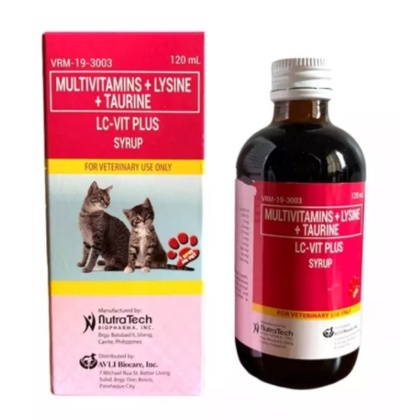 LC-VIT Plus Syrup for Cat And Kitten 120ml | Shopee Philippines