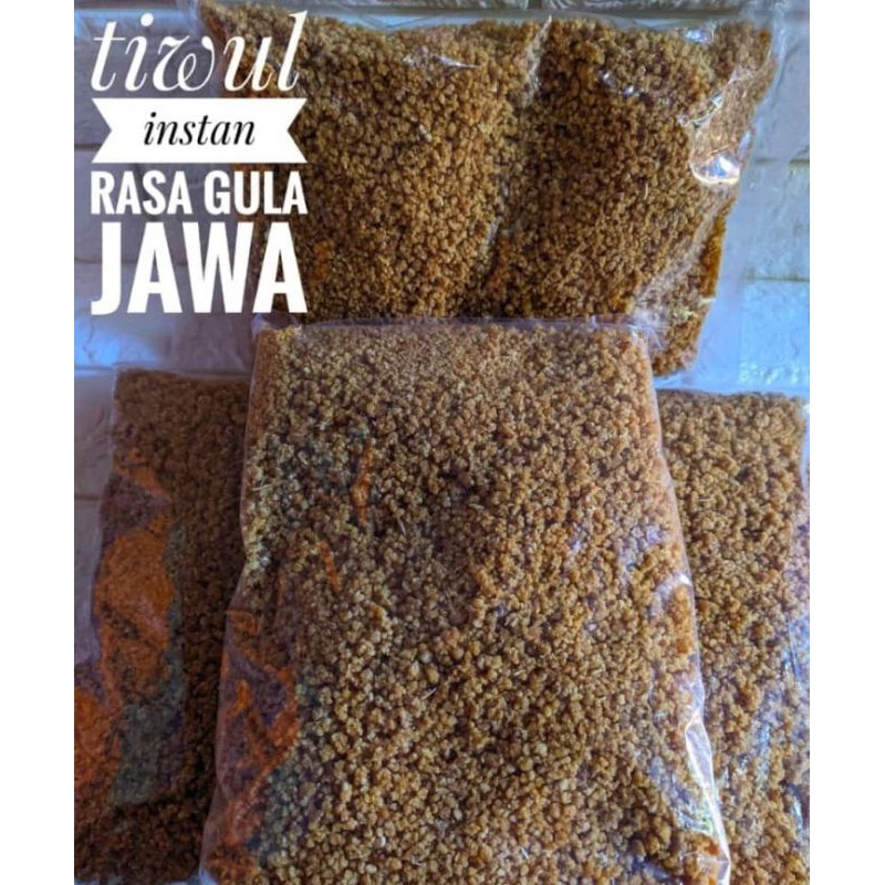 Tiwul Instant Javanese Sugar Flavored kidul Mountain Sugar 1000gr ...