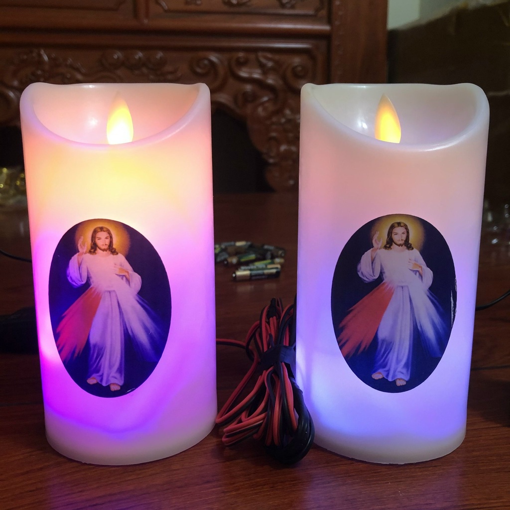 Catholic electronic candle plugs directly into the power to the ...