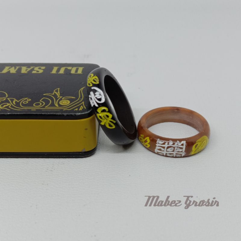 KAYU Wooden Ring Kaokah kokka Carved Ring Kaukah Carved figure | Shopee ...