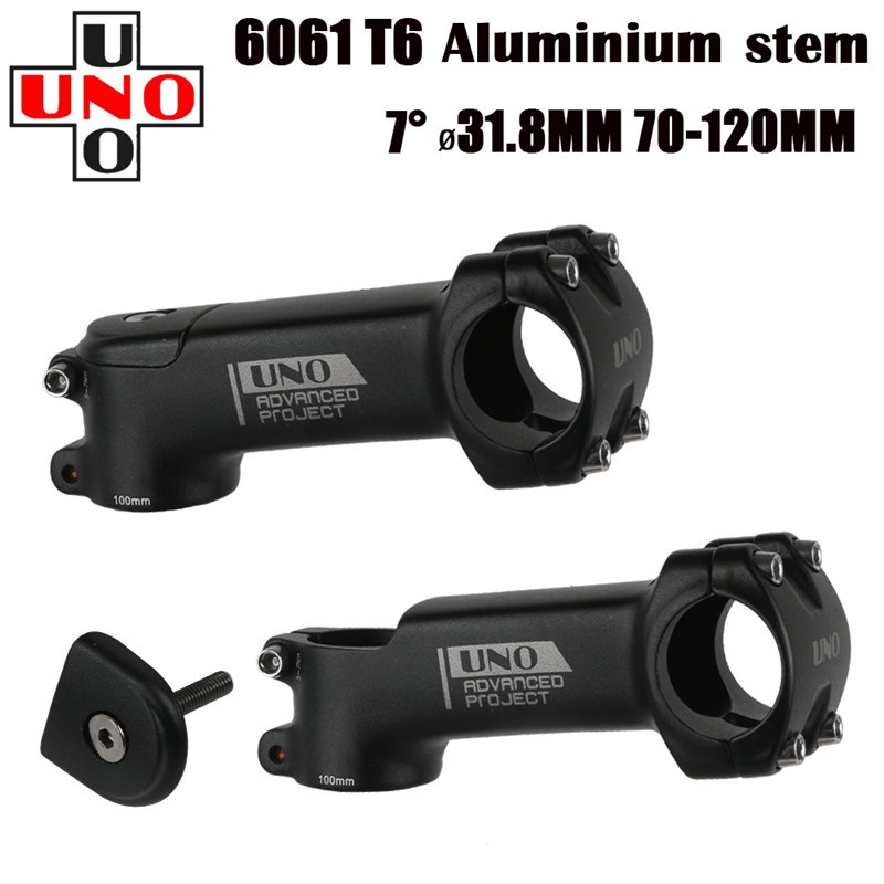 UNO Stem 7° 17° 25° 35° Matte Black Bike Handlebar Stem Fit For 28.6mm ...