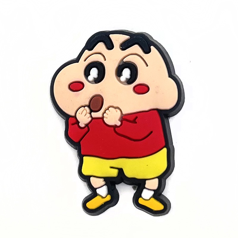 Cute Jibbitz Cartoon anime character Crayon Shin-chan DIY shoe charms ...