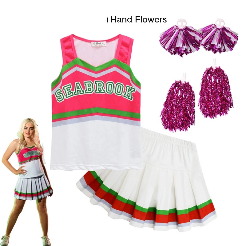 Kids Halloween Costumes Girls Zombies 3 Addison Cheerleader Cosplay ...