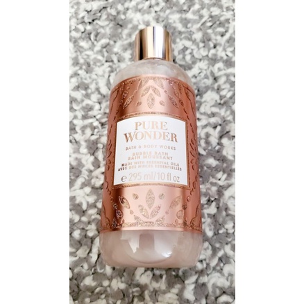 Bath & Body Works Bubble Bath Made with Essential Oils Pure Wonder ...