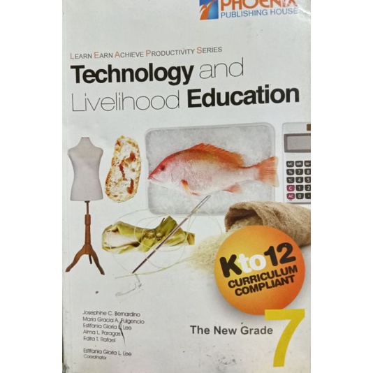 TECHNOLOGY AND LIVELIHOOD EDUCATION (GRADE 7) slightly used | Shopee Philippines