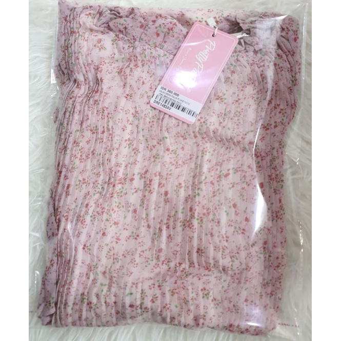 Pretty Pastels - Dolso Dress - Pink Red Flower Kcl (Order) | Shopee ...