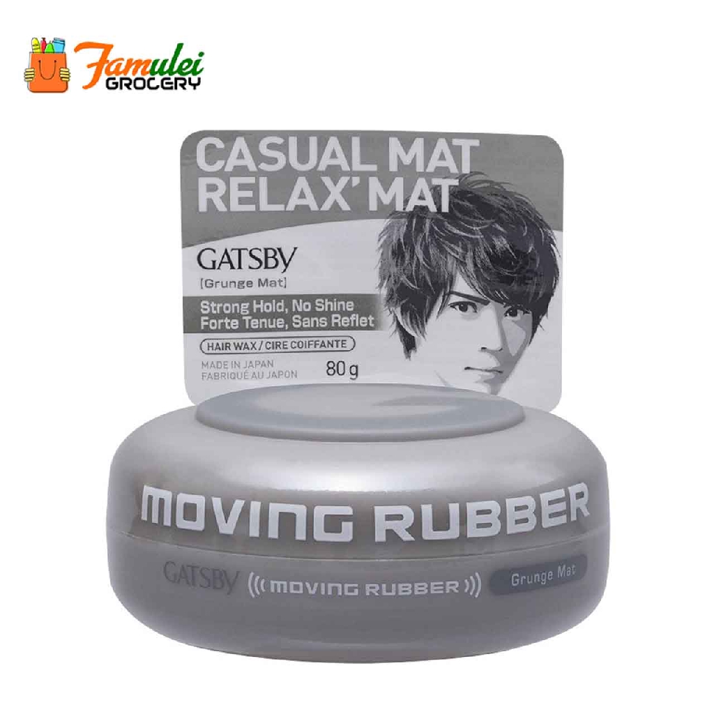 Gatsby Moving Rubber Grunge Mat Gel 80g | Shopee Philippines